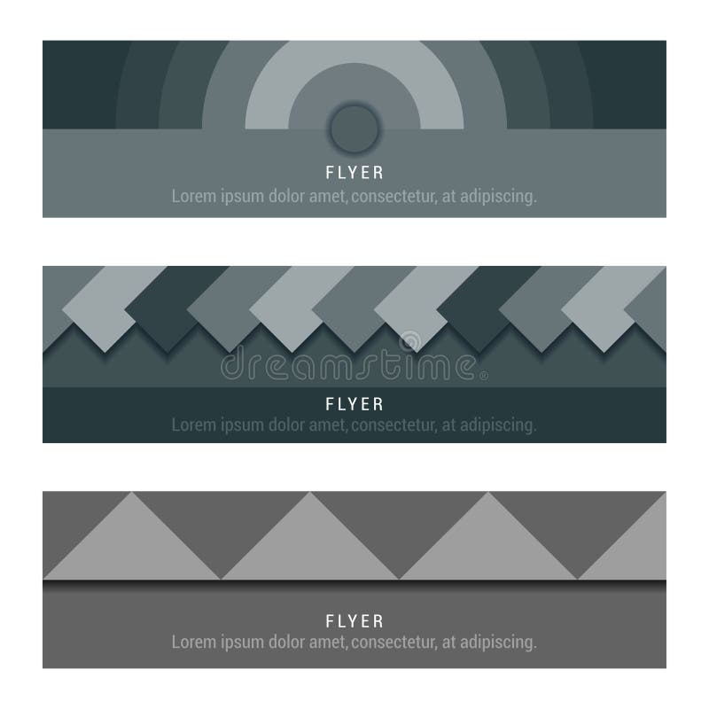 Vector Set Material Design Card and Banners Stock Illustration ...