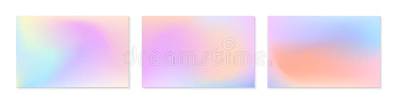 Vector Set of Mesh Gradient Backgrounds in Soft Pastel Colors.Copy ...