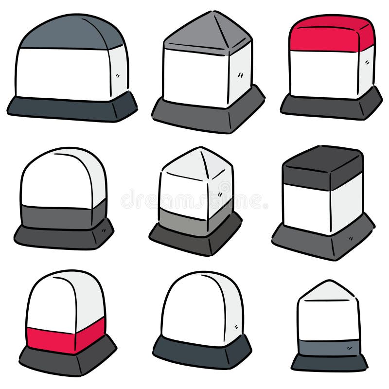 Vector set of milestone stock illustration. Illustration of drawing ...