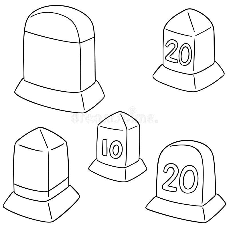 Milestone stock vector. Illustration of doodle, distant - 75336885