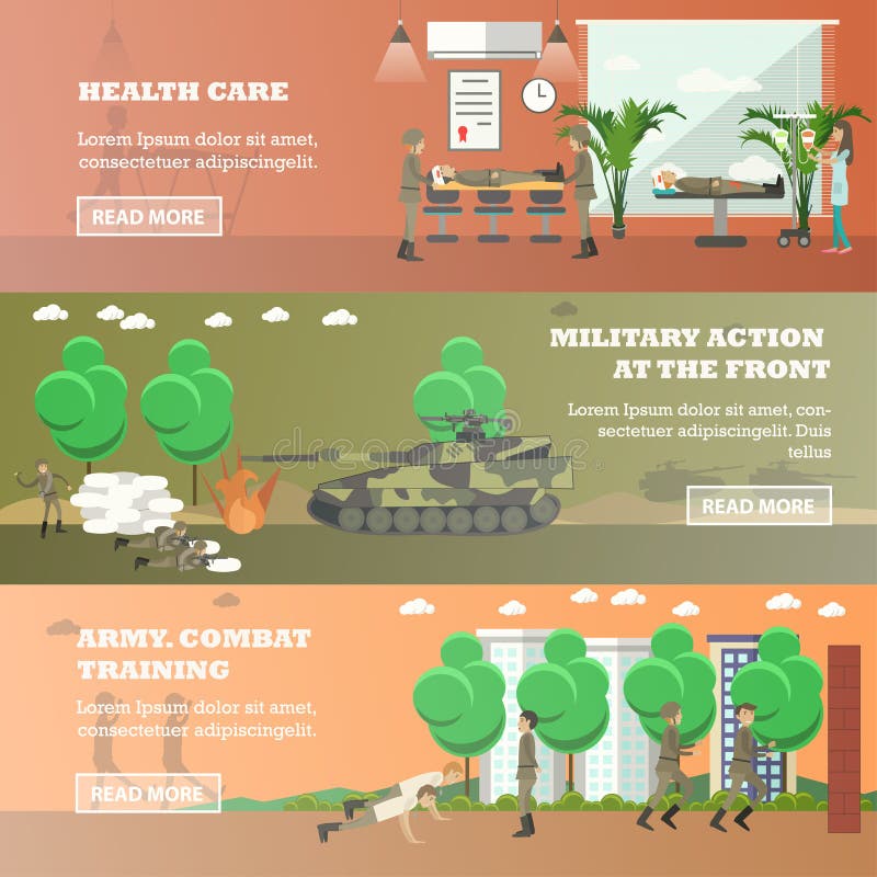 Military Base Flat Design Stock Illustrations – 138 Military Base Flat ...