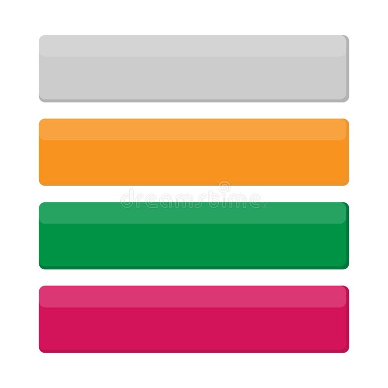 Vector Set of Modern Gradient App or Game Buttons. User Interface Web Button with Arrows Stock ...