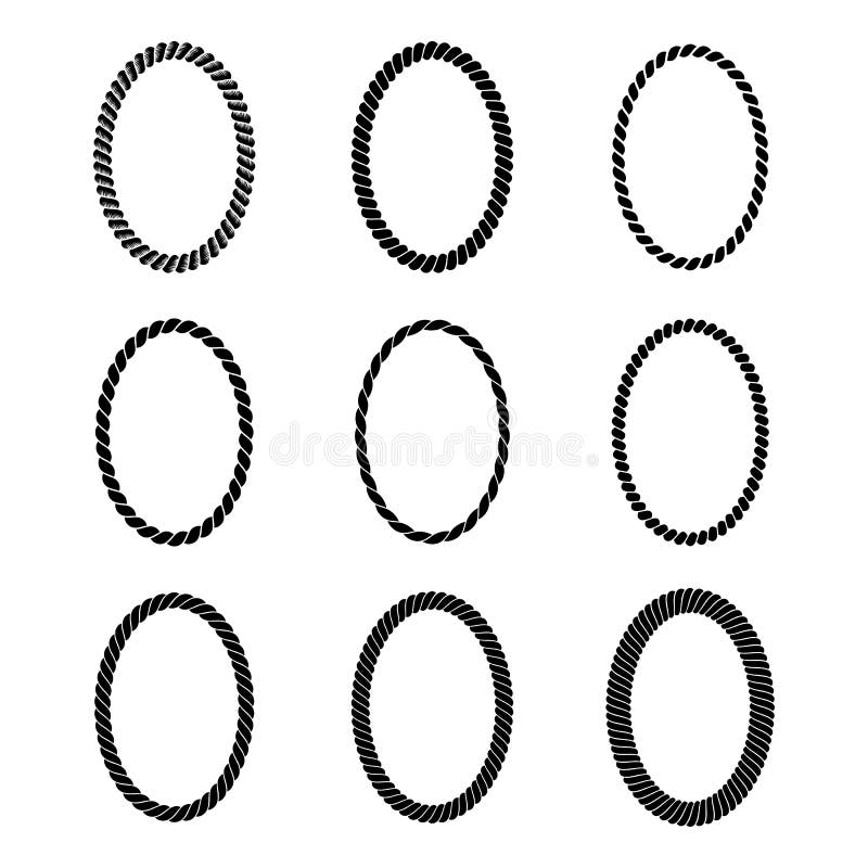 Rope Oval Border