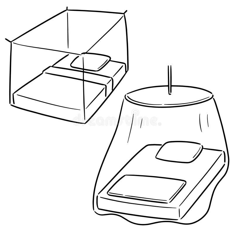 Vector set of mosquito net stock vector. Illustration of element ...