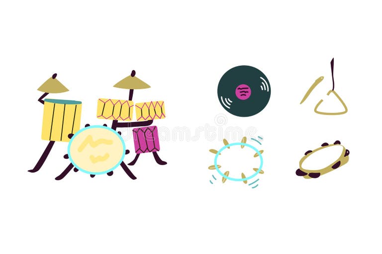 Vector Set of Musical Instruments. Orchestra Classical and Ethnic ...