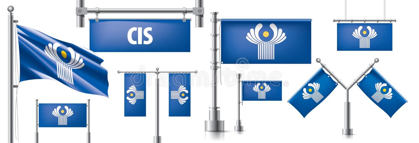 Flag Cis Stock Illustrations – 329 Flag Cis Stock Illustrations ...