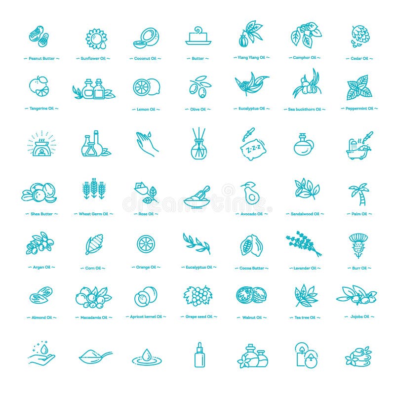 Skincare Ingredients Icons Stock Illustrations – 572 Skincare ...