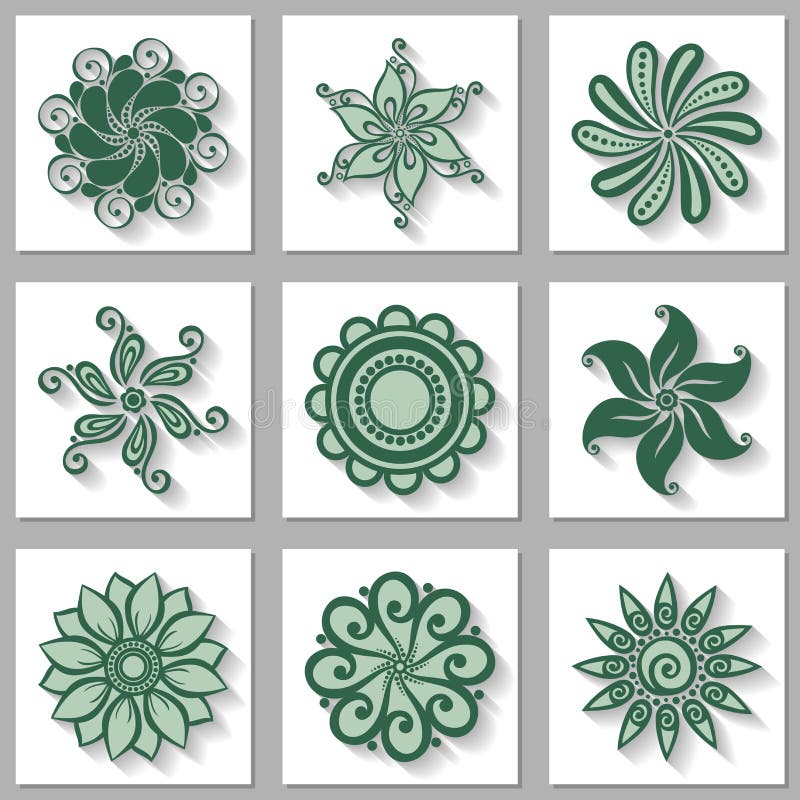 Ornamental circles decors stock vector. Illustration of form - 25205359