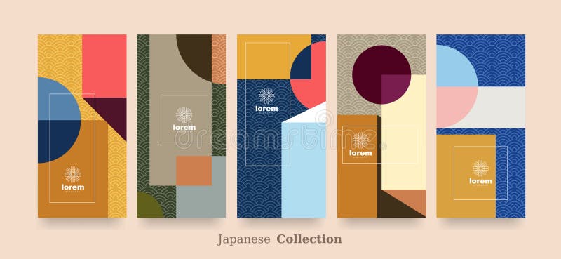 Packaging Abstract Arts Background Templates.Line Pattern in Asian ...
