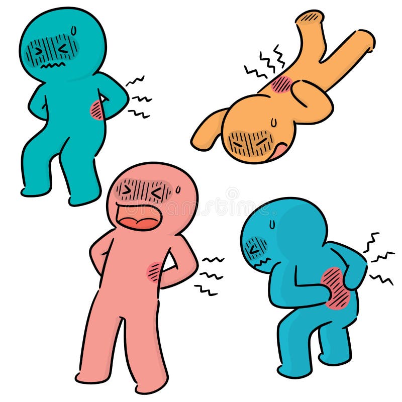 Backache Cartoon Stock Illustrations – 703 Backache Cartoon Stock ...