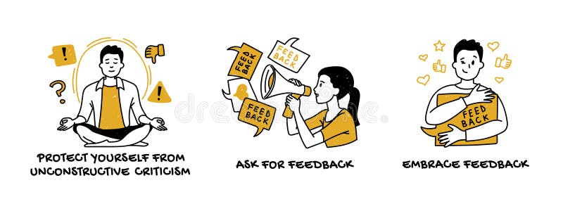 Vector Set of Personal, Professional Growth and Self Development Tips ...