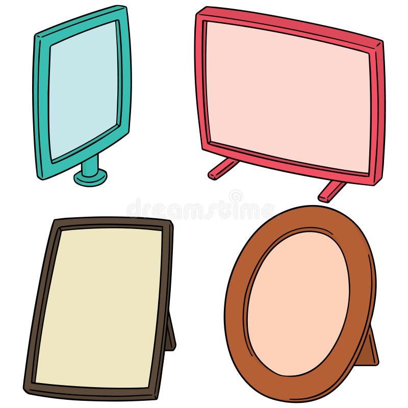 Vector set of photo frame stock vector. Illustration of edge - 118232074