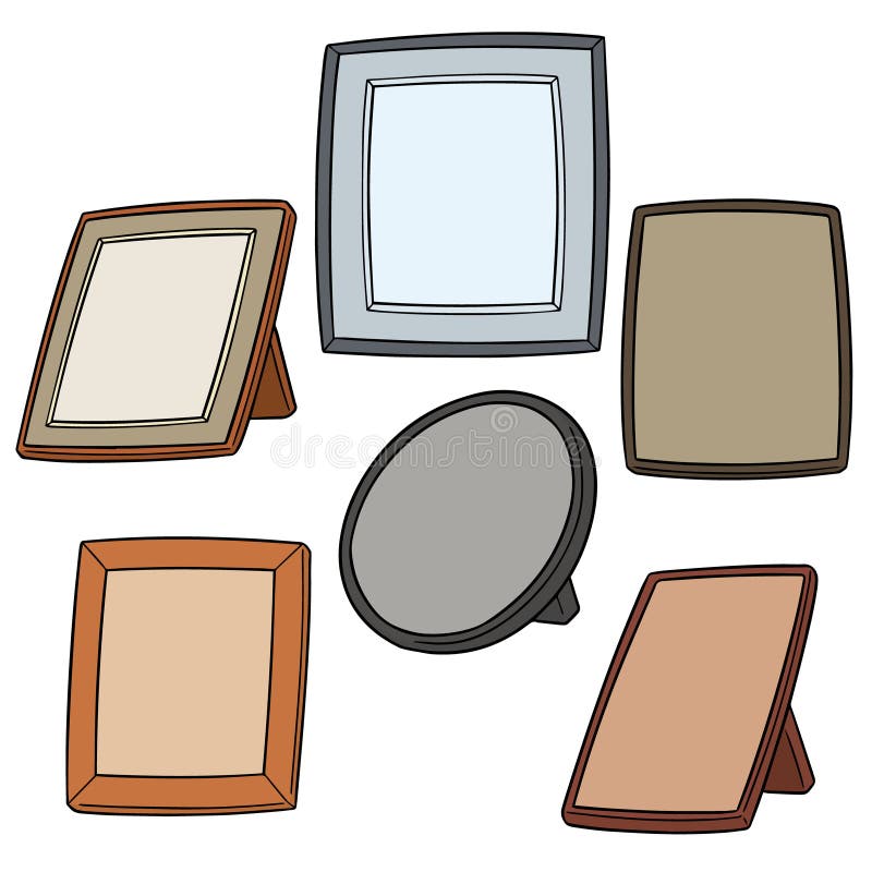 Vector set of photo frame stock vector. Illustration of gallery - 119229874