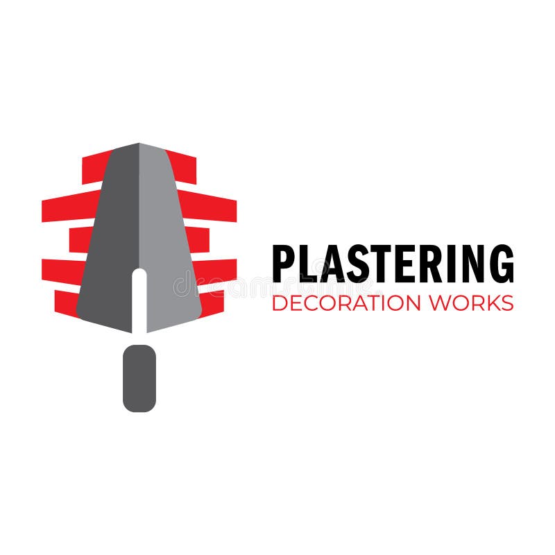 Vector Set of Plastering Finishing Company Logos Stock Vector ...