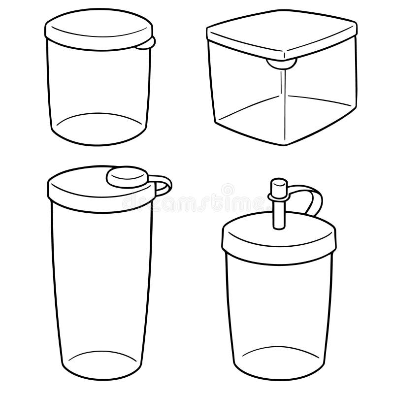Vector set of plastic bag stock vector. Illustration of protection ...