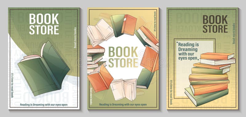 Flyer Bookstore Stock Illustrations – 701 Flyer Bookstore Stock ...