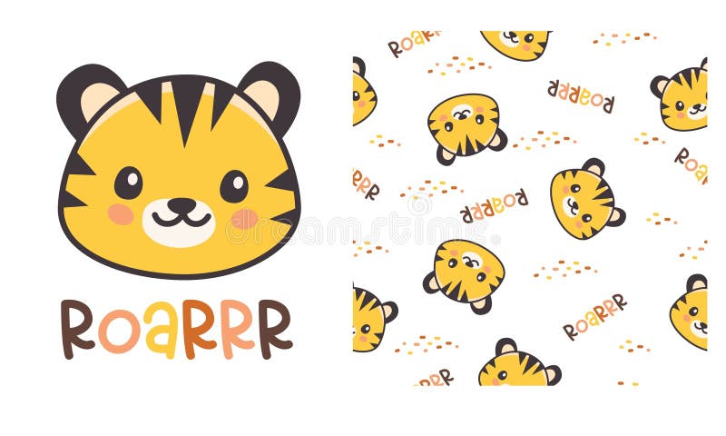 Tiger Cute Roar Stock Illustrations – 1,265 Tiger Cute Roar Stock ...