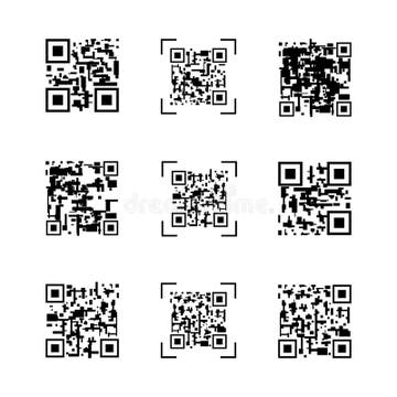Qr Code Patterns Stock Illustrations – 17 Qr Code Patterns Stock ...