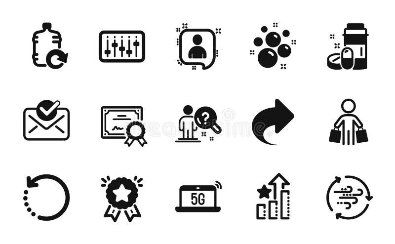 Vector Set of Recovery Data, Share and Ranking Stars Icons Simple Set ... Vector Set of Recovery Data, Share and Ranking Stars Icons Simple Set ...