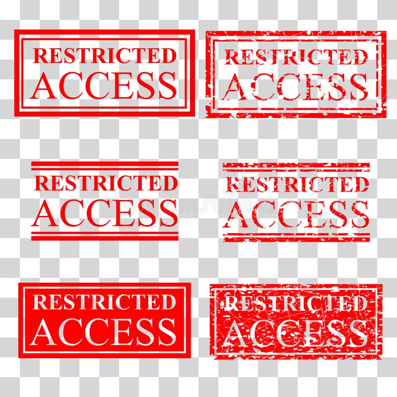 Restricted Access Symbol Stock Illustrations – 10,569 Restricted Access ...