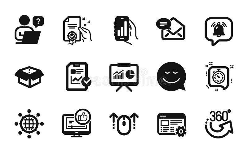 Vector Set of Report Checklist, Notification Bubble and Like Video ... Vector Set of Report Checklist, Notification Bubble and Like Video ...