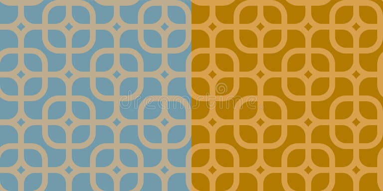 Vector Set Retro Simple Geometric Seamless Patterns in Retro Style ...