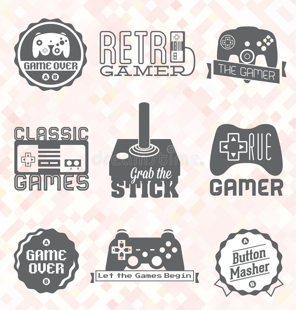 Game Icons Retro Stock Illustrations – 8,811 Game Icons Retro Stock ...