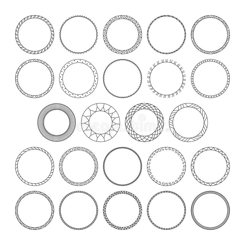 Decorative Patterns stock vector. Illustration of curve - 2527048