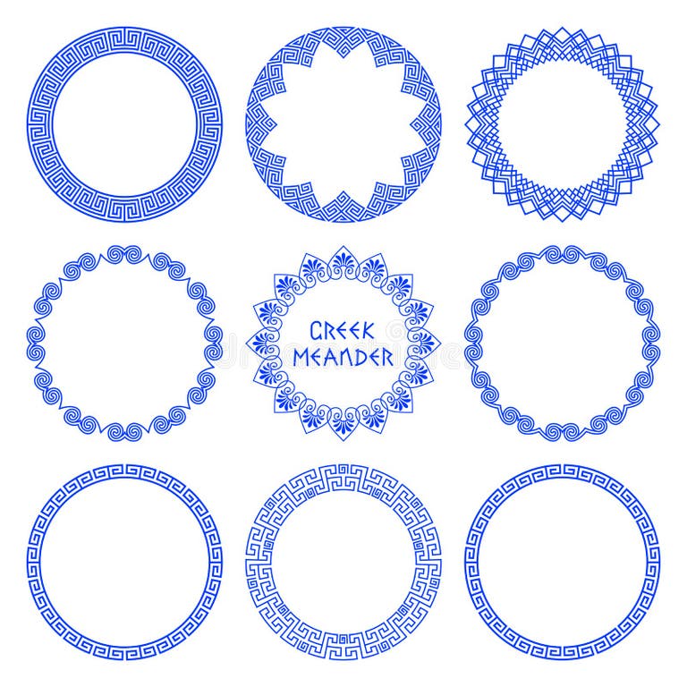 Greek Classic Frames Stock Illustrations – 574 Greek Classic Frames ...