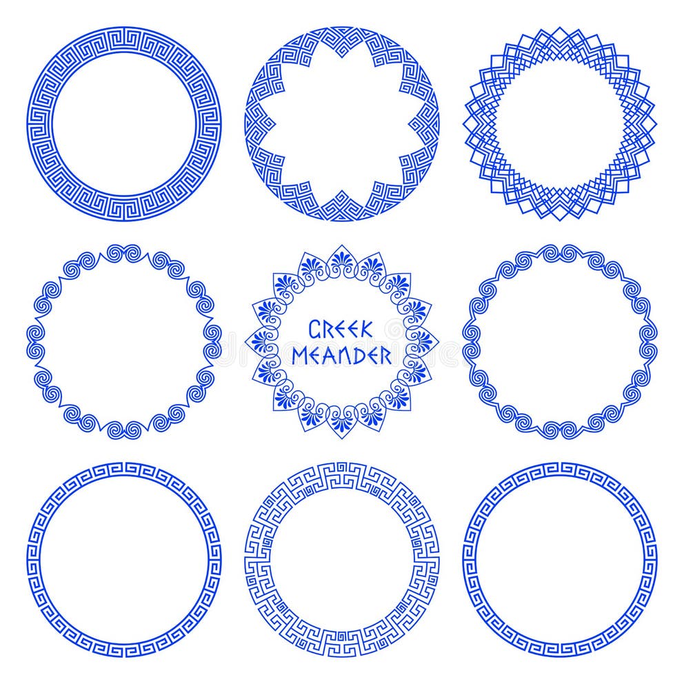 Greek Classic Frames Stock Illustrations – 247 Greek Classic Frames ...