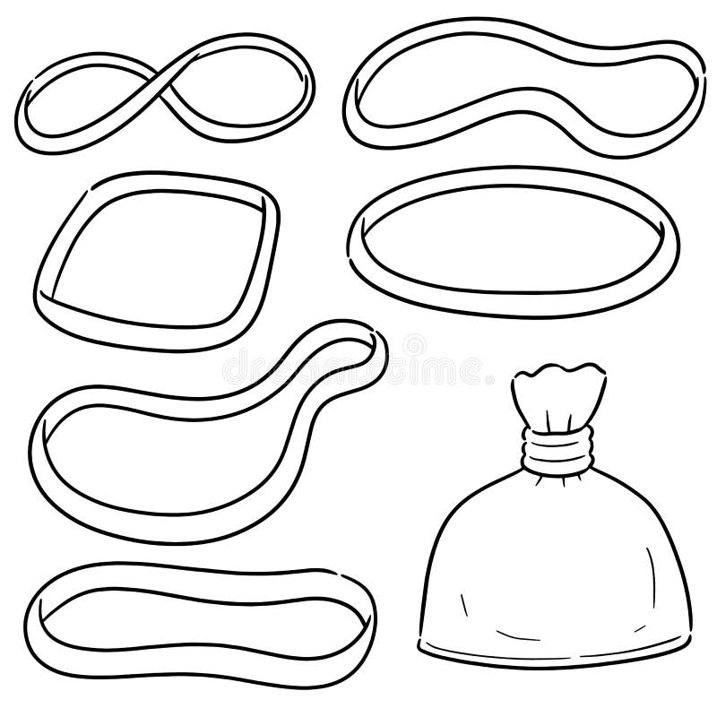 Rubber Band Ligation Of Hemorrhoid Stock Vector Illustration Of