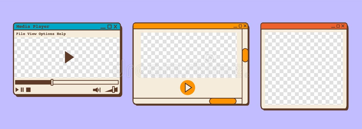 Retro Ui Windows Stock Illustrations – 306 Retro Ui Windows Stock ...