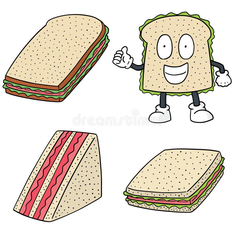 Vector Set of Sandwich Board Stock Vector - Illustration of collection ...