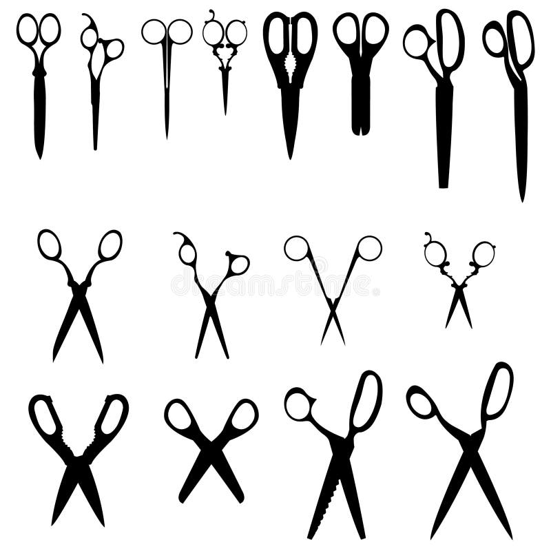 Pinking Shears (Scissors) stock vector. Illustration of scissors - 6050438