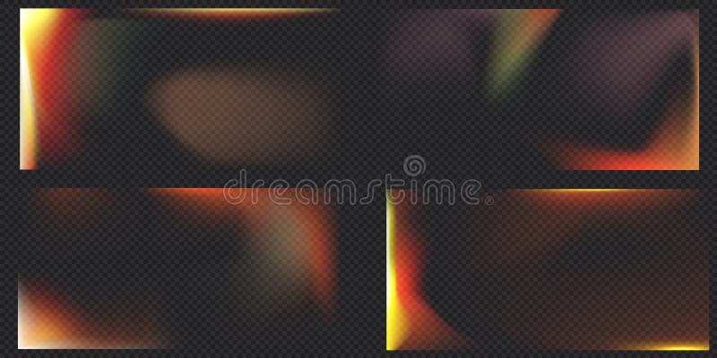 Vector Set of Semi-transparent Backgrounds with Colored Light Effects ...