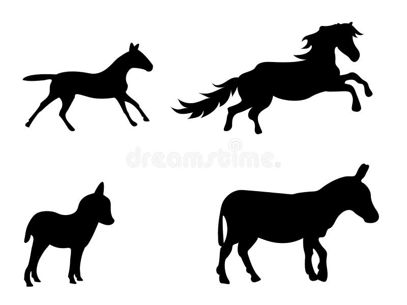Running Donkeys Stock Illustrations – 41 Running Donkeys Stock ...
