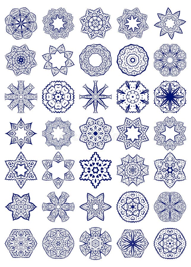 Vector Set of Simple Sacred Geometry Symbols. Stock Vector ...