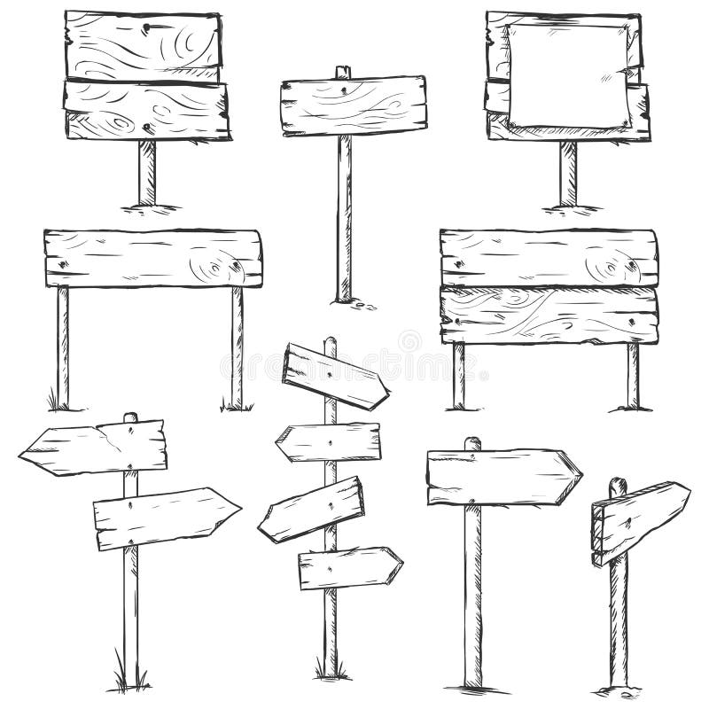 Signposts Doodle Stock Illustrations – 38 Signposts Doodle Stock ...
