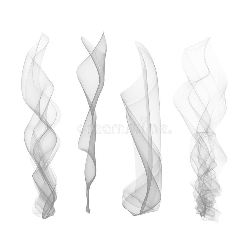 Vector Smoke Shape Abstract Vector Background Color Smoke Shape Stock