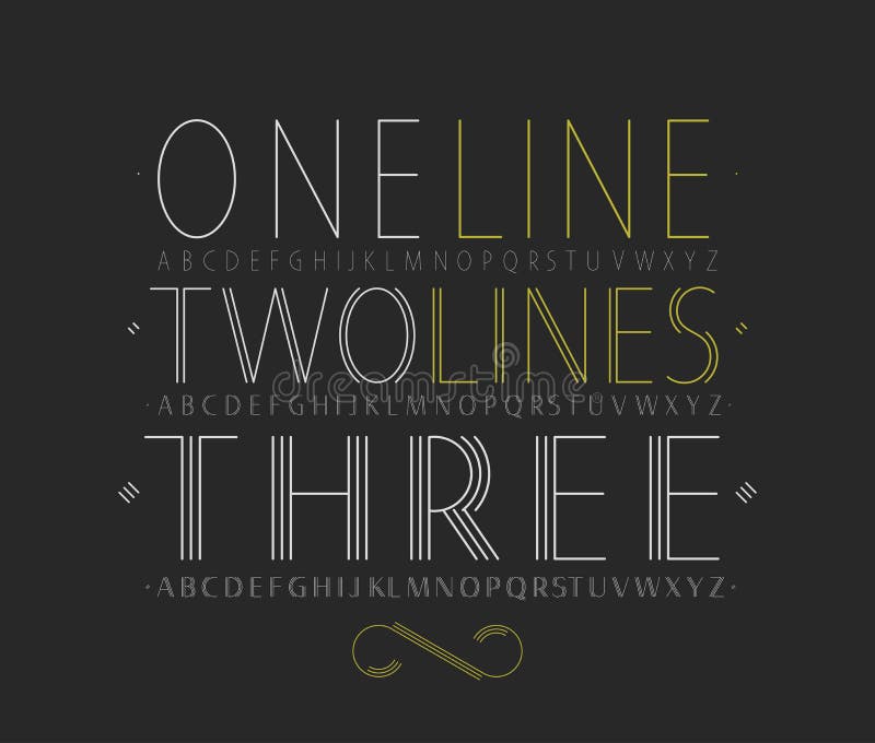 Vector Set Of Three Capital Alphabets Stock Vector - Illustration of ...