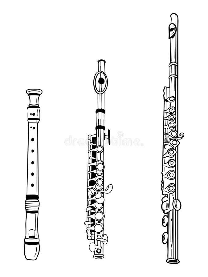 Different Flutes Stock Illustrations – 16 Different Flutes Stock ...