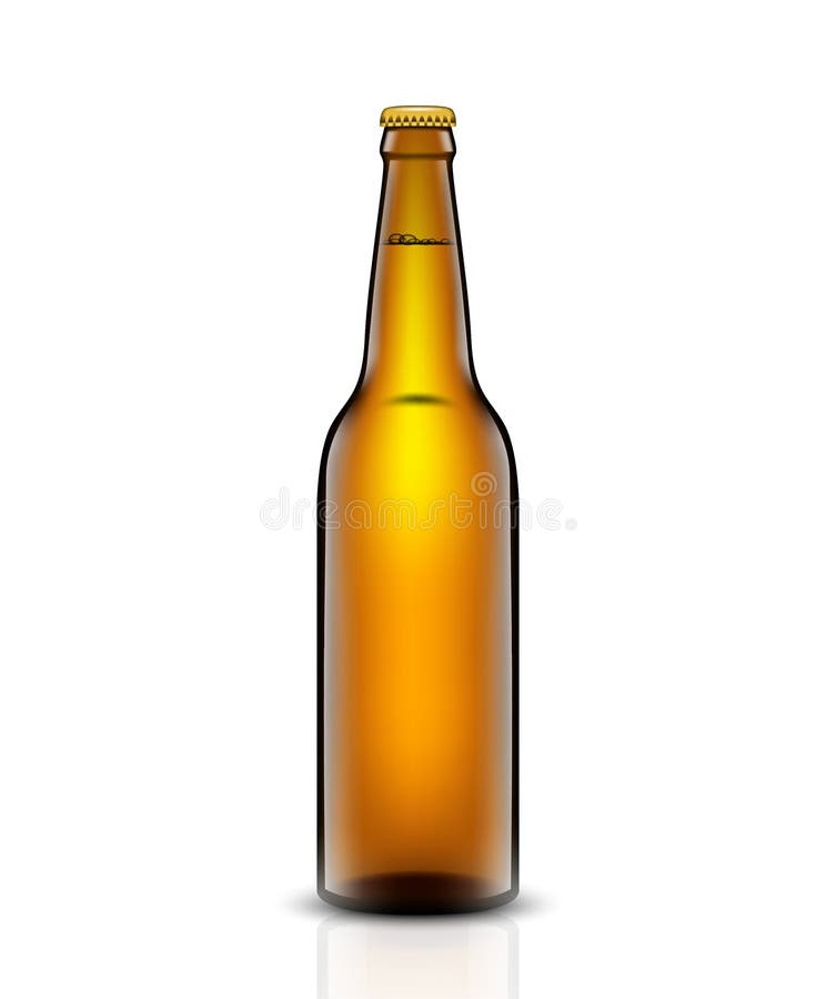 Beer bottle vector set. stock vector. Illustration of isolated - 109385993