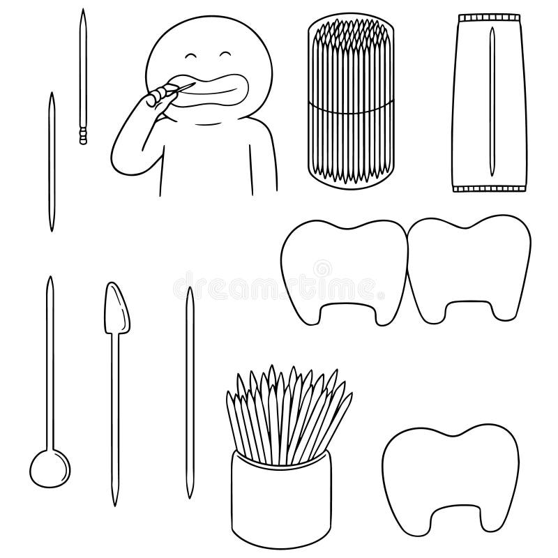 Toothpick Cartoon Stock Illustrations – 484 Toothpick Cartoon Stock ...