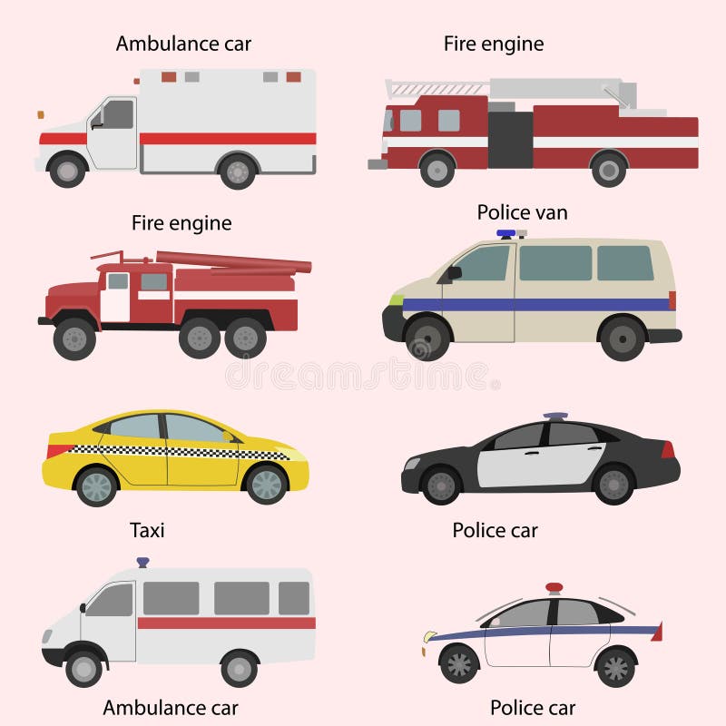 Icons set firefighter stock vector. Illustration of danger - 84157614