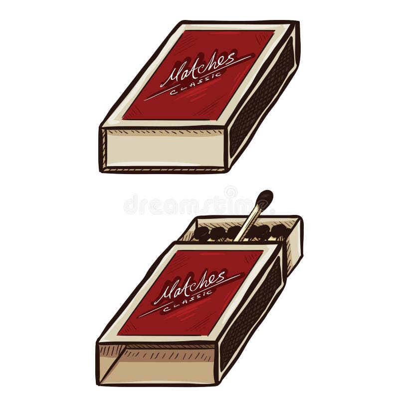 Cartoon Matchboxes Stock Illustrations – 14 Cartoon Matchboxes Stock ...