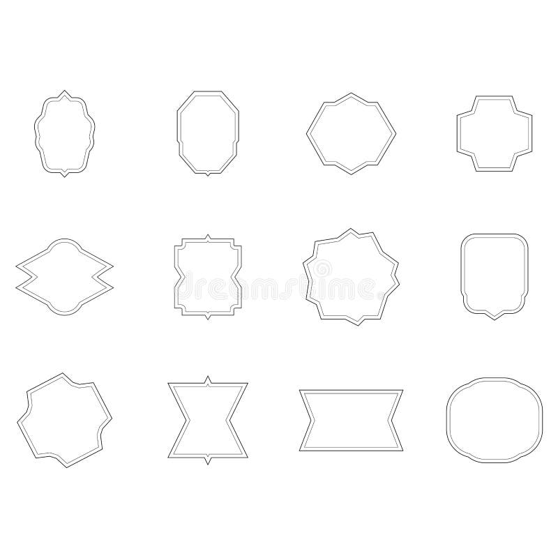 Outlined Shapes Stock Illustrations – 15,155 Outlined Shapes Stock ...