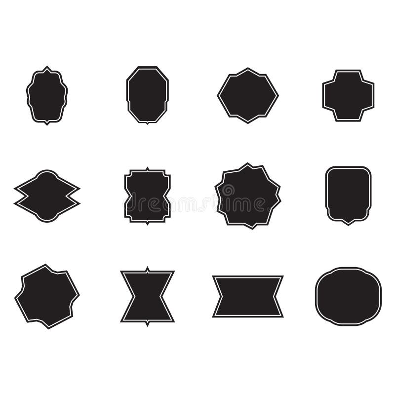 Vector of Various Colorful Geometrical Shapes Stock Vector ...