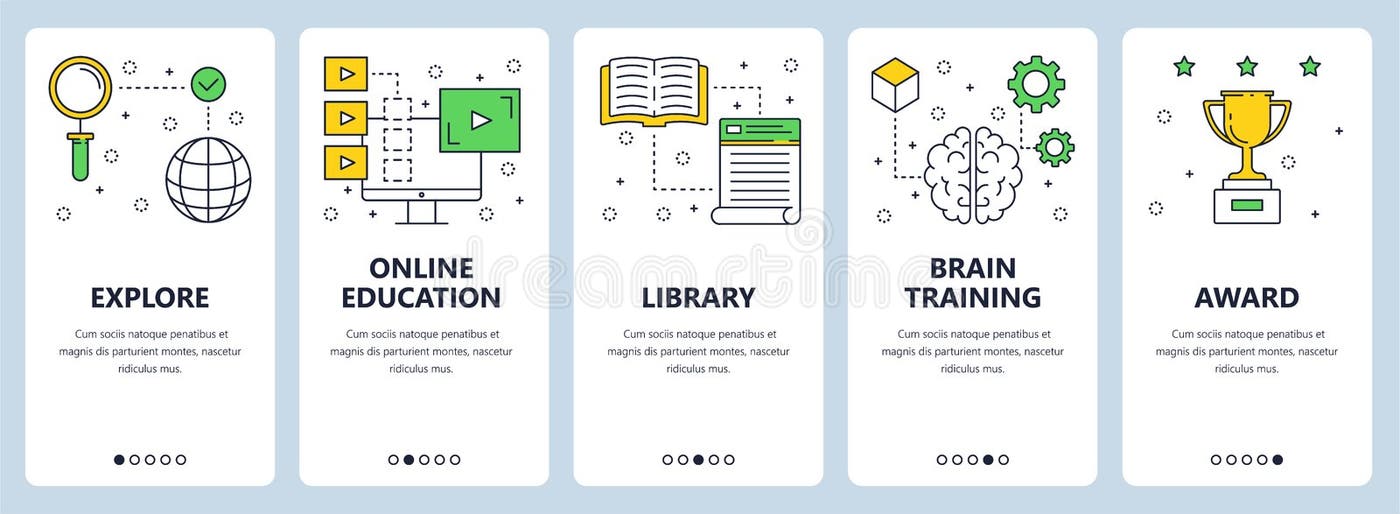 Vector Templates Training Education Stock Illustrations – 1,380 Vector ...