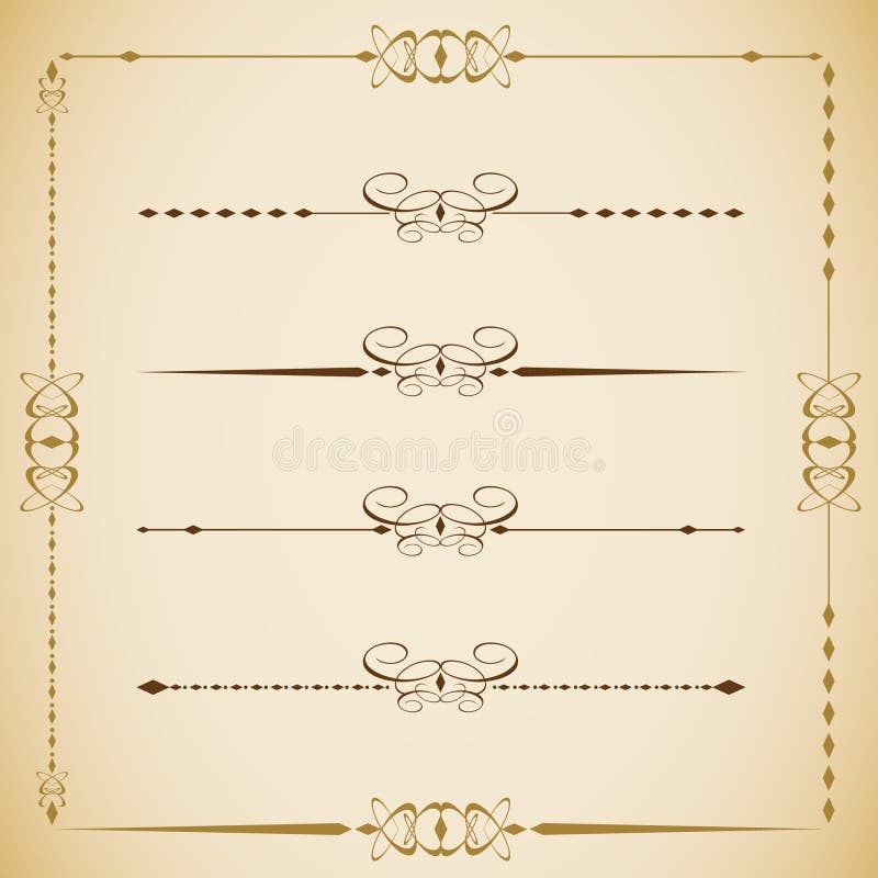 Vector Set of Vintage Framed Labels 0010 Stock Vector - Illustration of ...