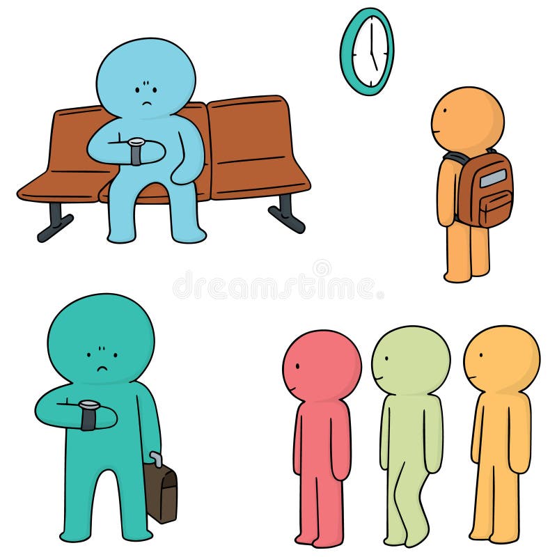Waiting People Stock Illustrations – 10,563 Waiting People Stock ...